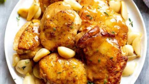 Julia Child Chicken With 40 Cloves Of Garlic - Delish Sides