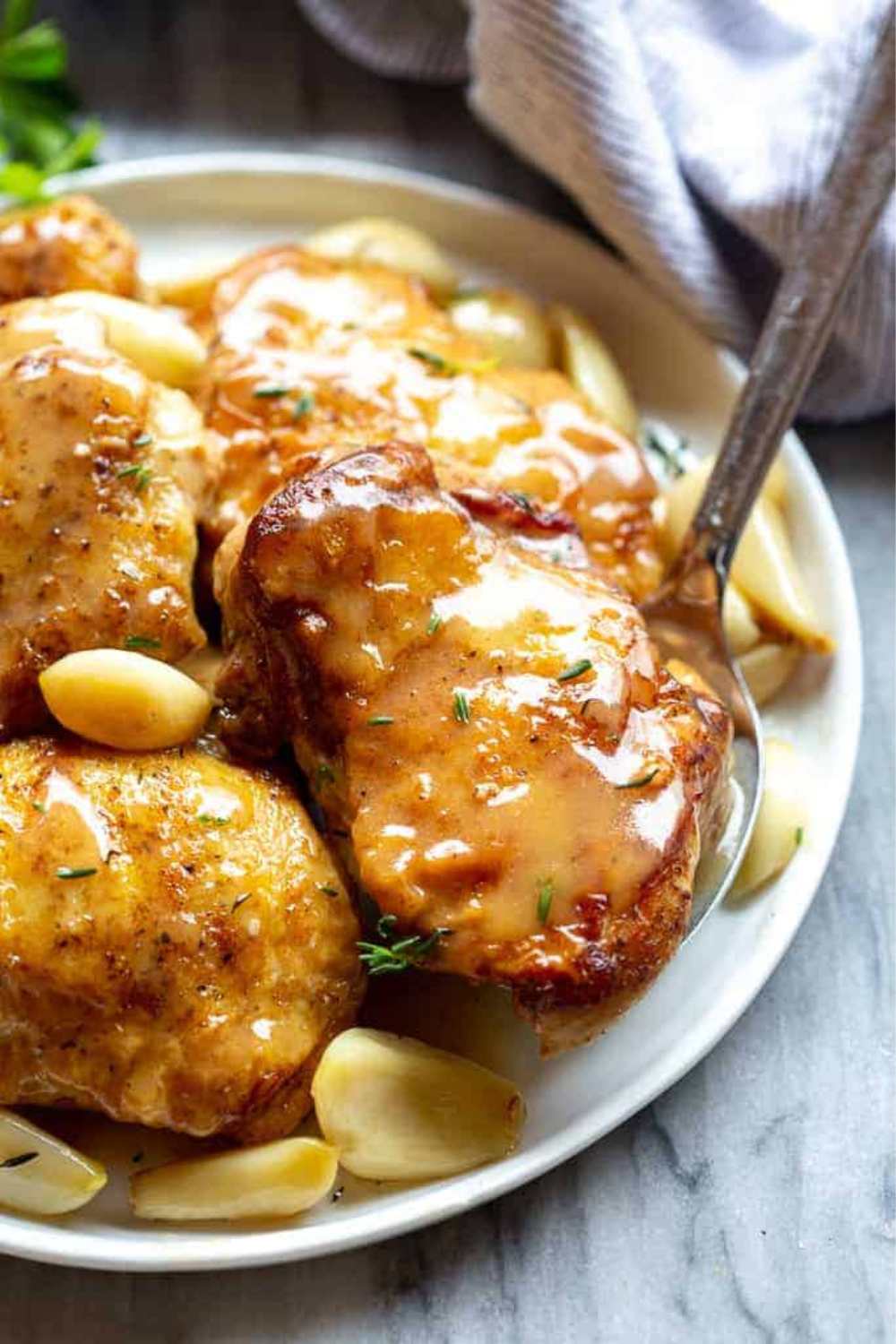 Julia Child Chicken With 40 Cloves Of Garlic - Delish Sides