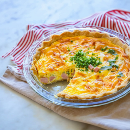 Joanna Gaines 3 Cheese Quiche - Delish Sides