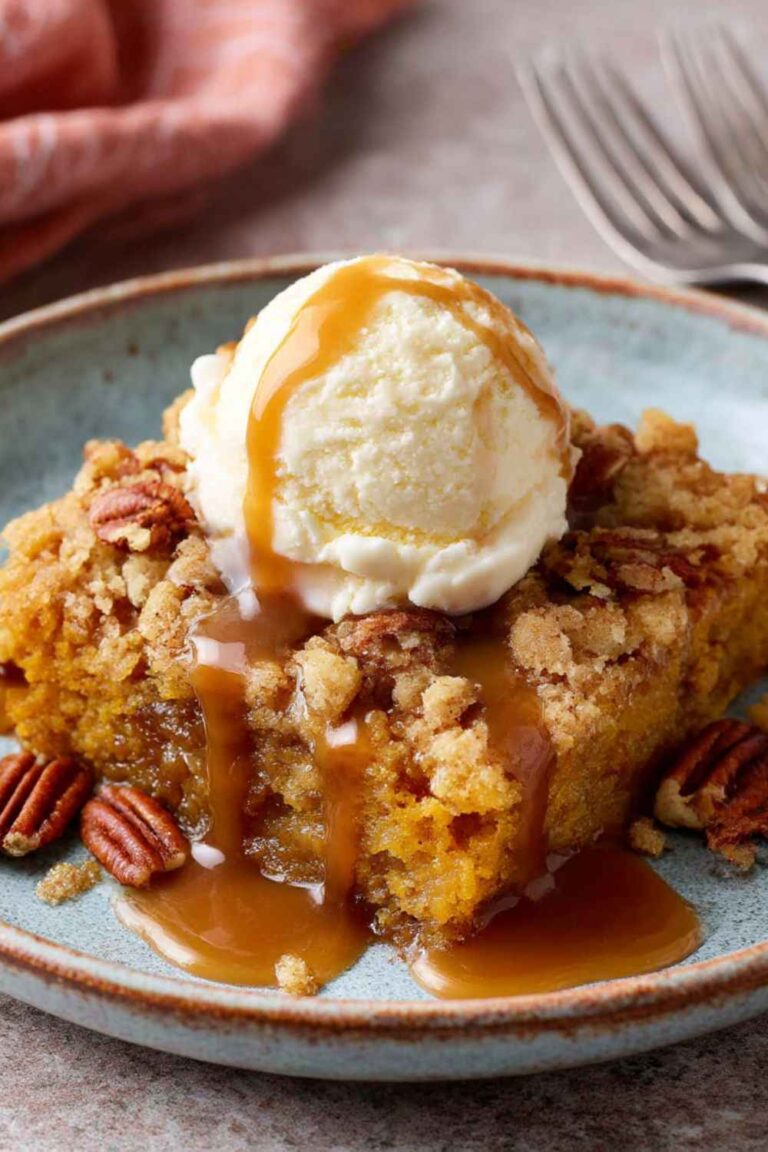 Pioneer Woman Pumpkin Dump Cake (4 Ingredients) Recipe - Delish Sides