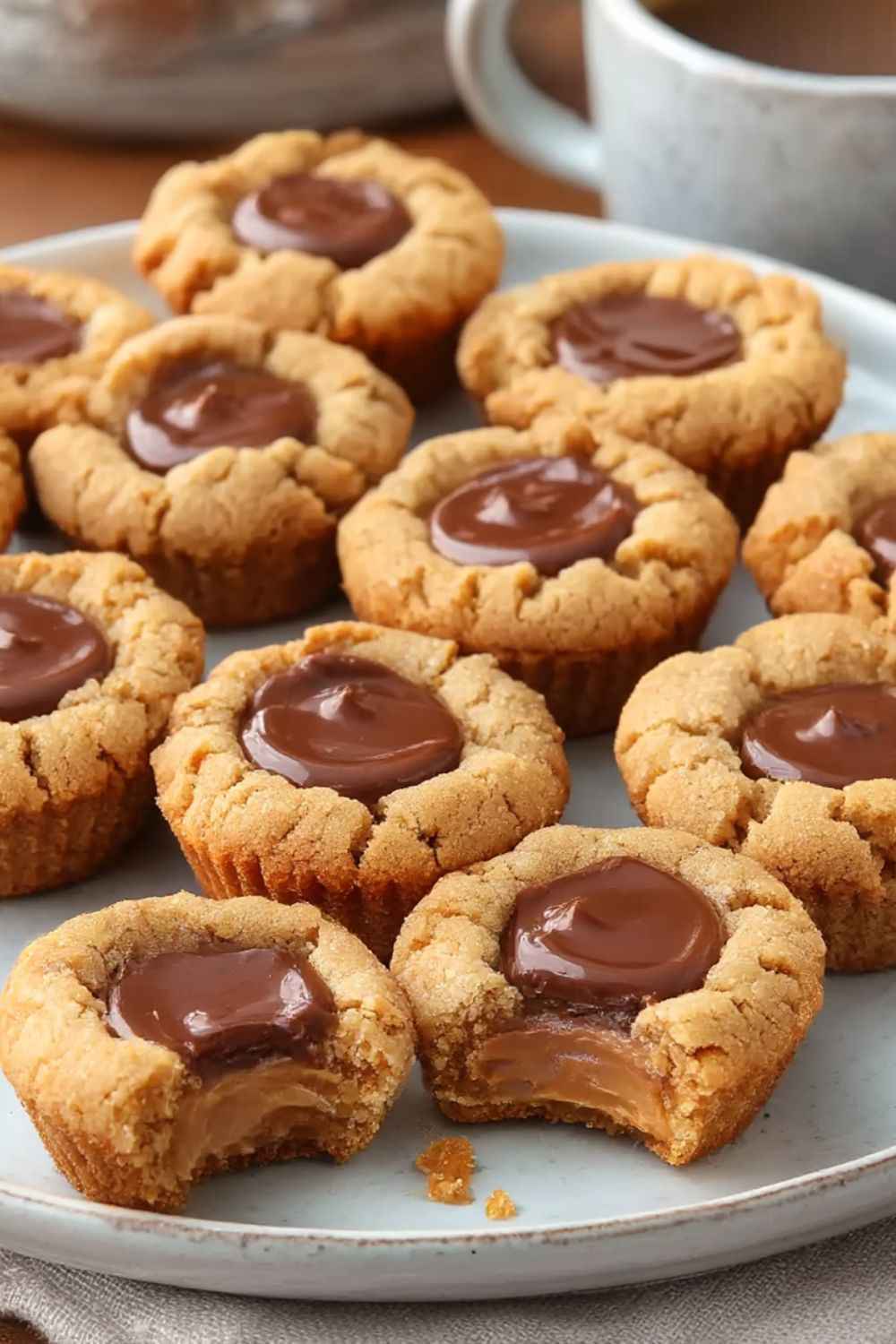 Pioneer Woman Peanut Butter Cookies with Peanut Butter Cups Recipe ...
